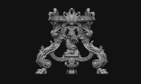 Alison Davies Miniatures 12th scale ornate furniture, dolls houses.