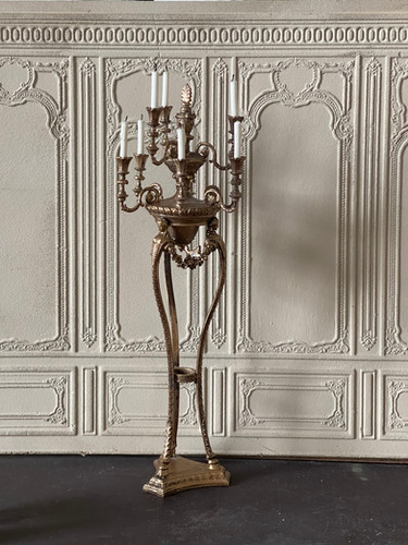 Elegant floor standing candelabra 12th scale kit | Alison Davies Minis