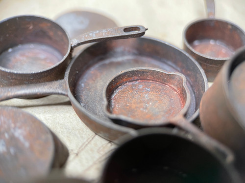 19th century French frying pans available finished and unfinished ...
