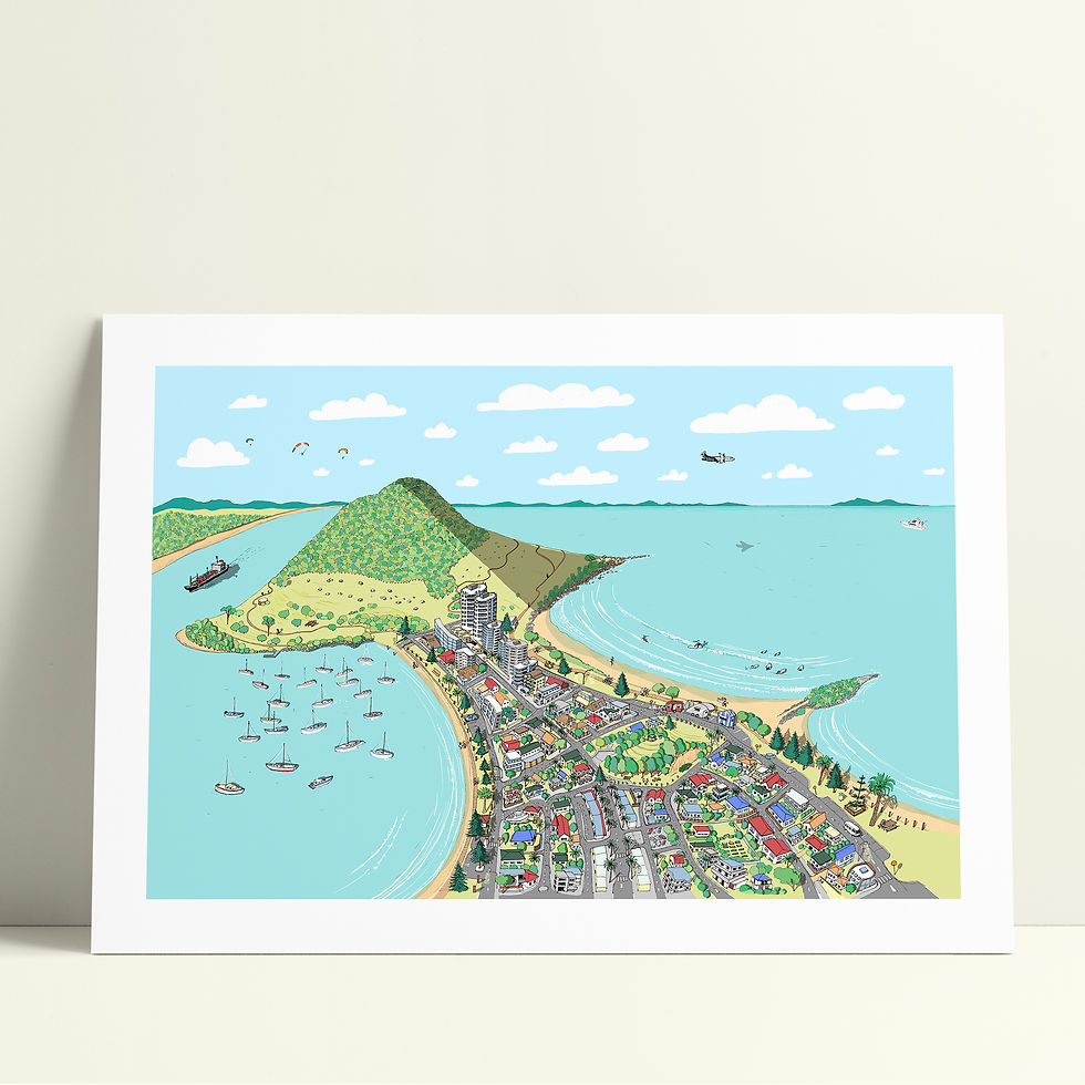 New Zealand Maps Art Prints | Drawing The Way