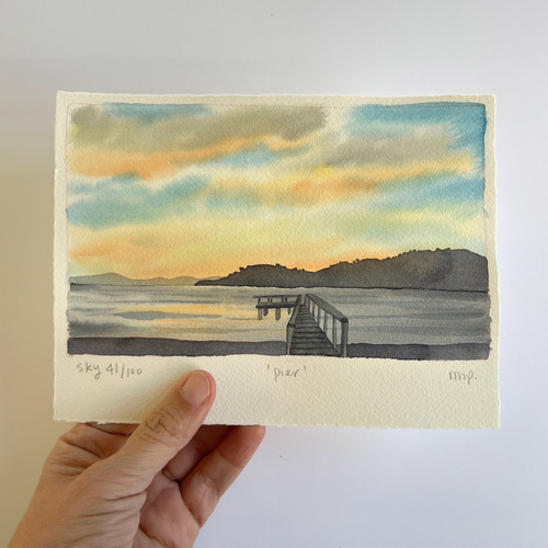 ORIGINAL Skyscape 41/100 | Drawing the Way