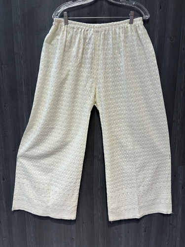 Chikankari Palazo Pants- Beautiful Half white Chikankari Palazo pant ...