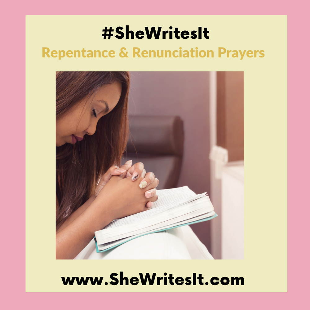 Repentance and Renunciation Prayers