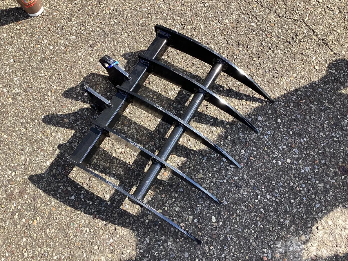 MIVA Rake Attachment for Mini Excavator 1-2 Ton | Ohio Mini Excavator