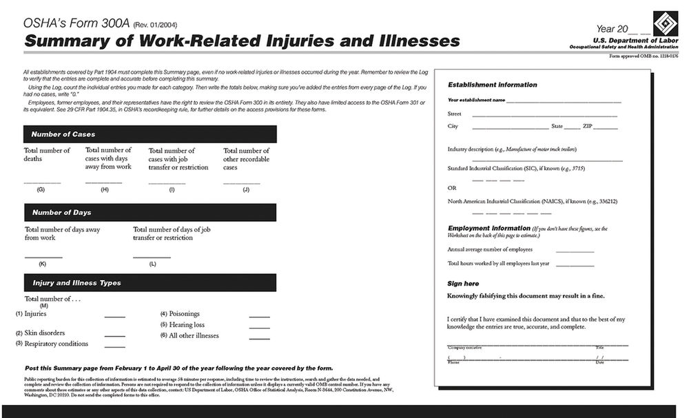 New OSHA Requirements for Recordkeeping and Reporting Injury and Illness