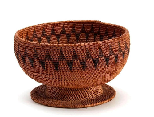 Footed Paiute Native American Basket | NITHPO ART