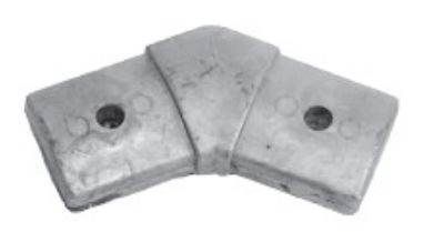 #76910 Roll Rite 45 Degree Flat Elbow Casting | T&T Body King