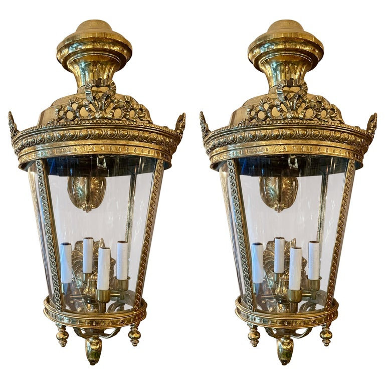 pair-of-large-european-louis-xvi-style-brass-entry-lanterns