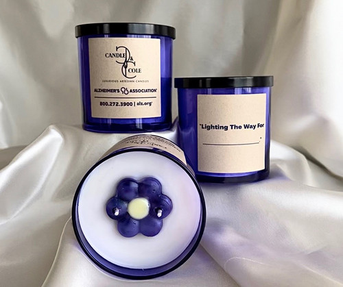 Alzheimer’s & Brain Awareness Candle | Candleandcole