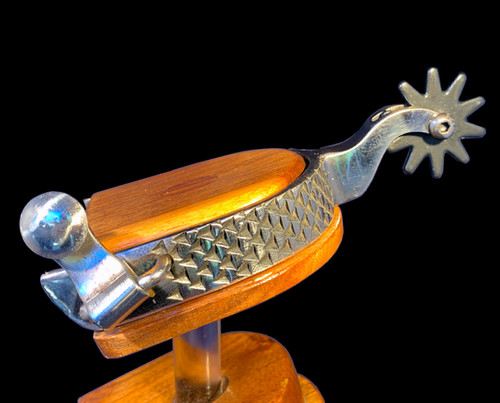 Roper Spurs with Goose Neck Shank & 10 Point Rowel | Bob Ewing Spurs