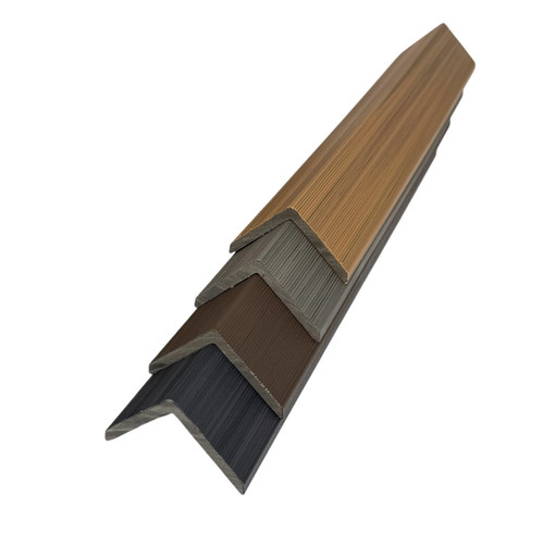 Deluxe Slatted Composite Cladding Corner Trim 3.6m | Ceta Decking