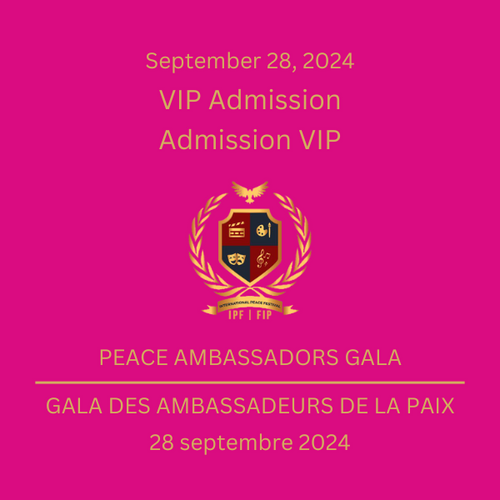 VIP Admission | Inter Peace Alliance