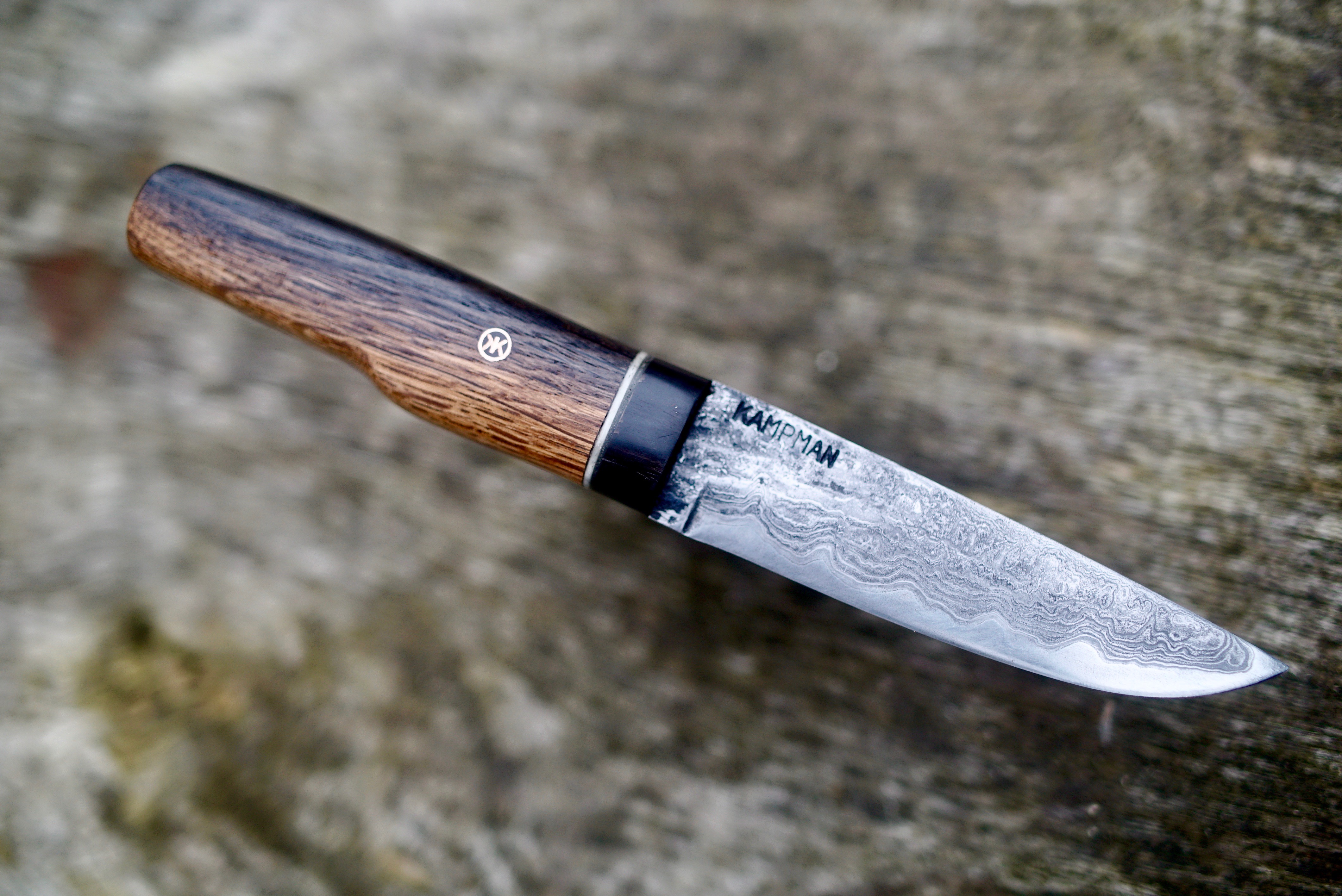 Kampman knives hand forged neo tribal brut de forge