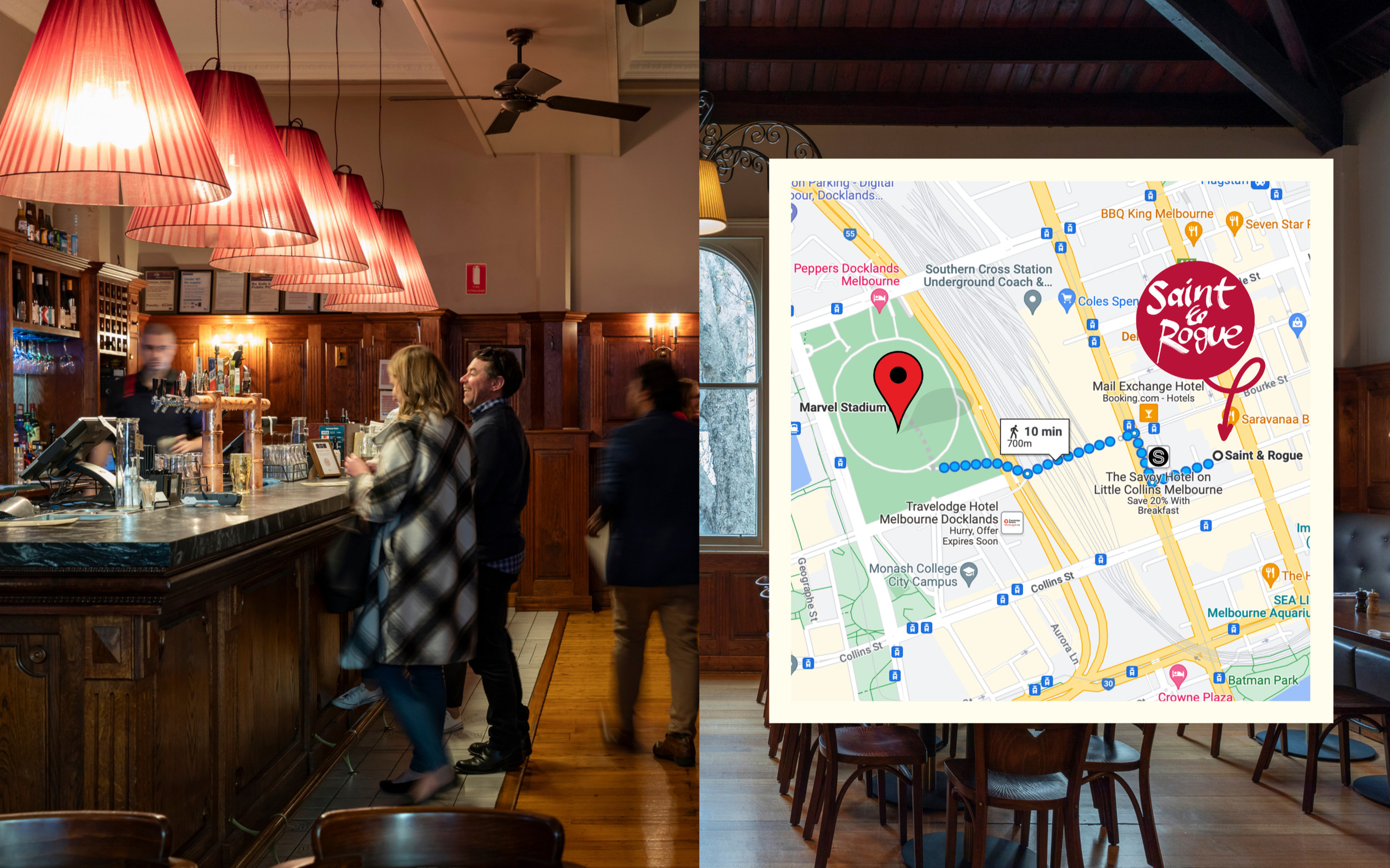 Menu | Saint & Rogue