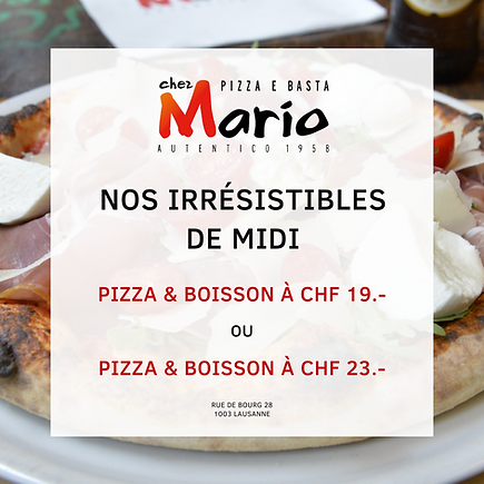 Pizzeria Lausanne- Chez Mario