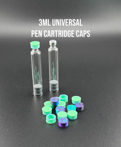 3ml Cartridge Vial Caps, Peptide Vial Caps, Qty 10, Universal Pen ...