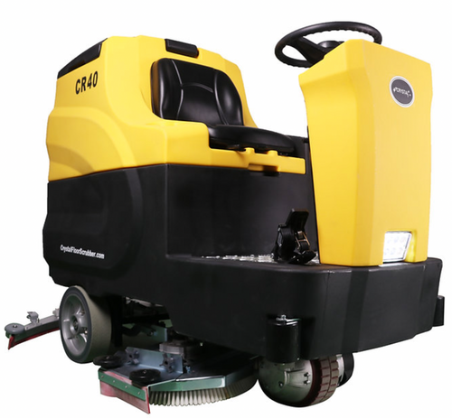CR40 Auto Ride-On Floor Scrubber, 40" Cleaning Path | Floor Scrubber USA