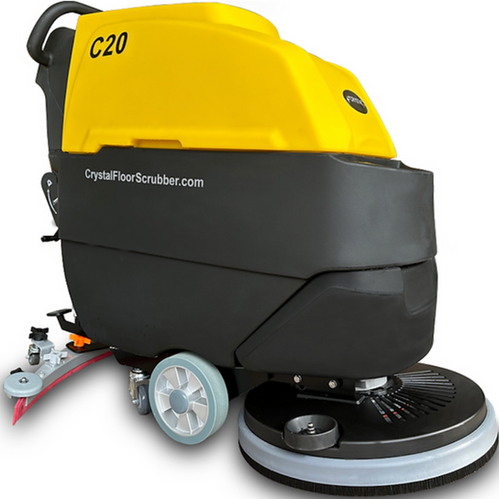 Battery Powered Floor Scrubber C20 with a Complete Set of Parts, 20.5 ...