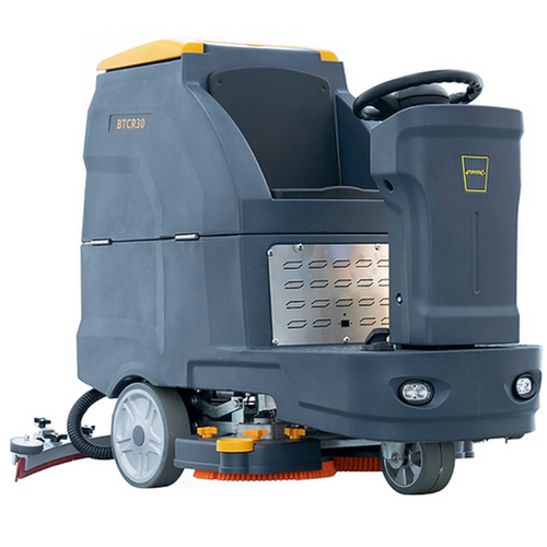 30" 37 Gal Auto Ride-On Industrial Floor Scrubber, BTCR30 | Crystal ...
