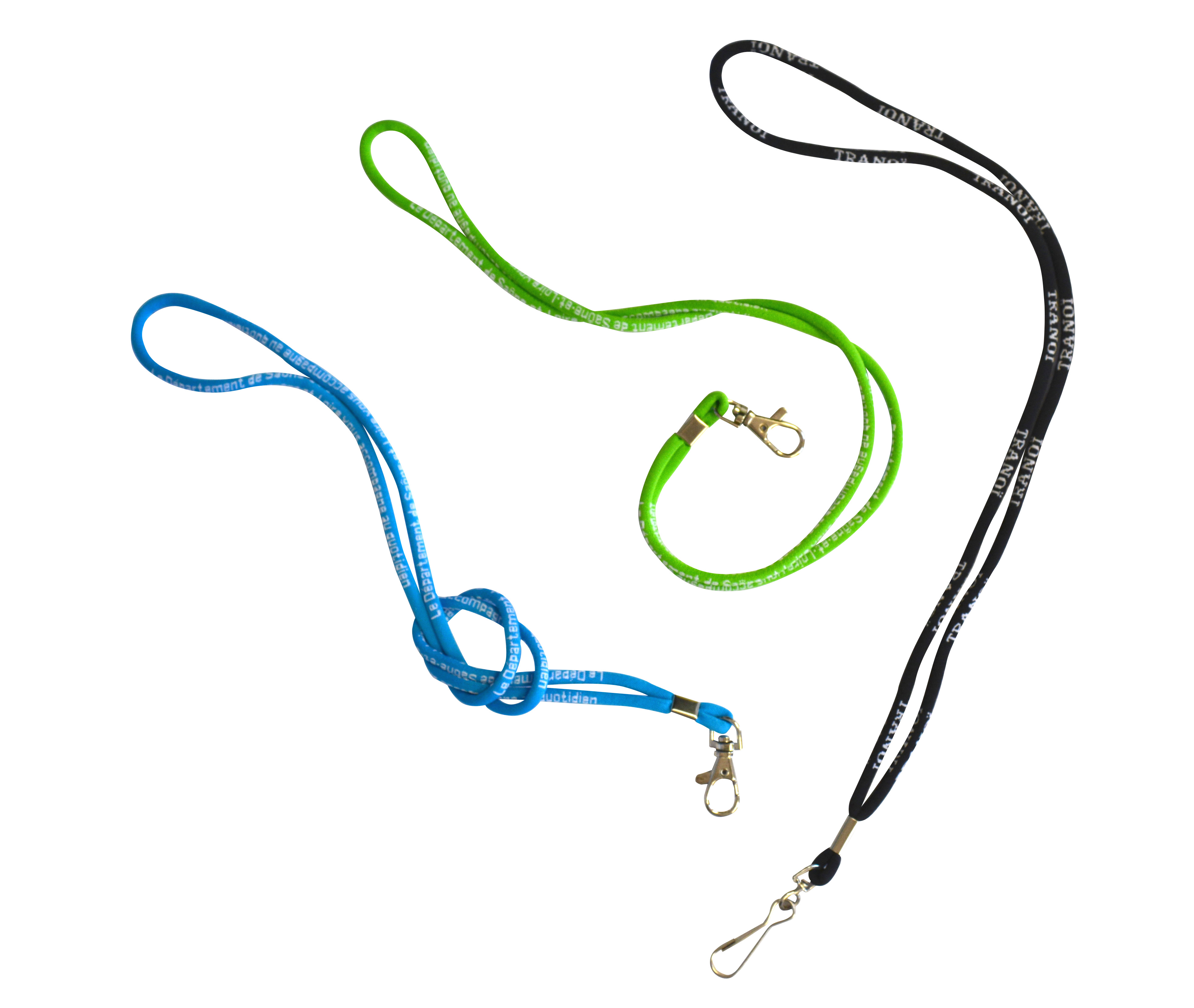 Round Cord Woven Lanyard | 115pro-us
