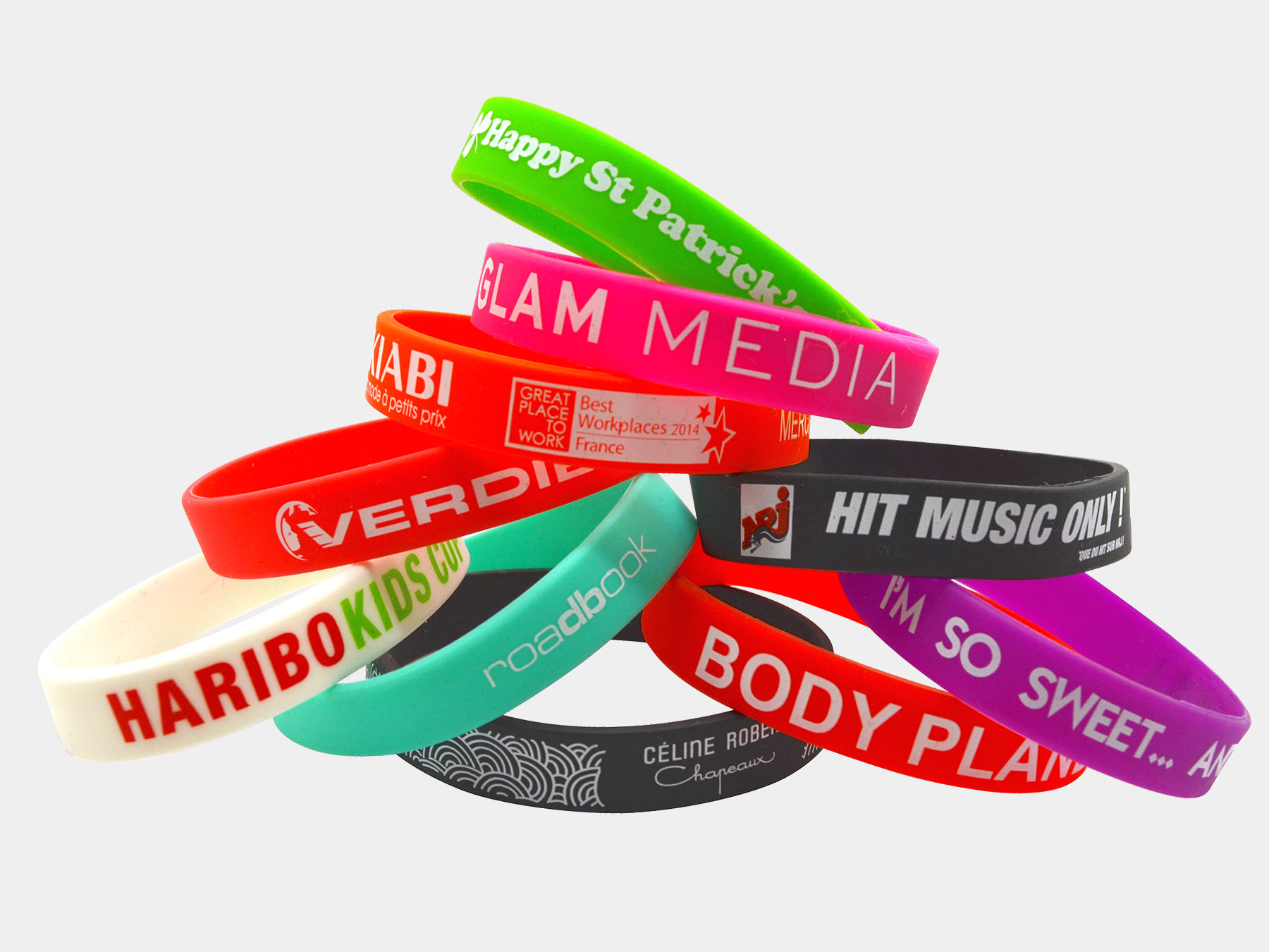 Silk Screen Printed Silicone Wristband | 115pro-us