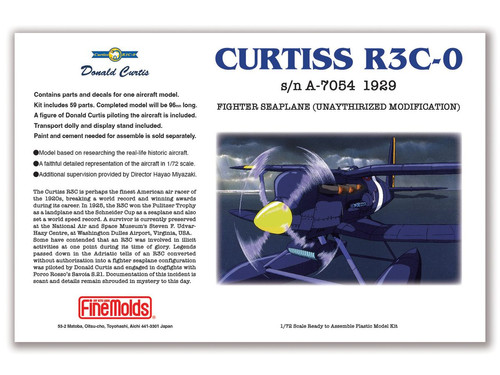 1/72 Curtis R3C-0 Fighter Seaplane | K Scale Models