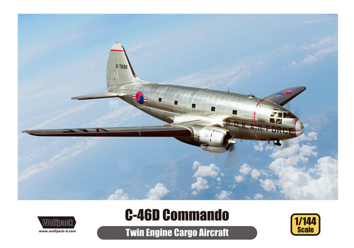 1/144 C-46D Commando (Premium Edition Kit) | K Scale Models