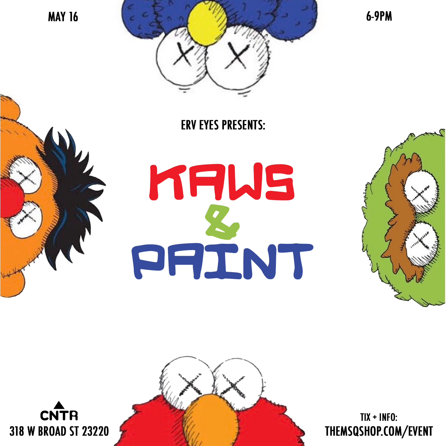Puff & Paint (Kaws Edition) | theMSQshop