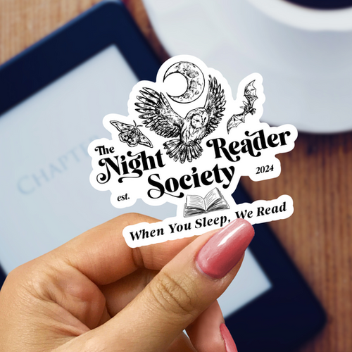 Night Reader Society Sticker | Emergent Realms
