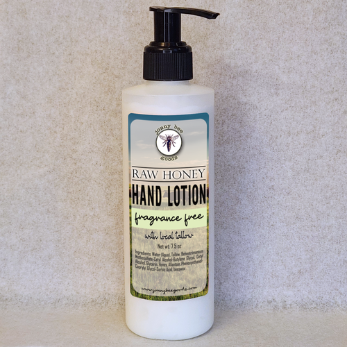 Tallow and Honey Hand Lotion 7.5oz pump | Jonny Bee Goods