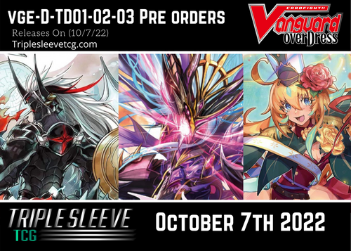 Vanguard 3 Trial Decks VGE D - TD1, TD2, TD3 | TripleSleeveTCG