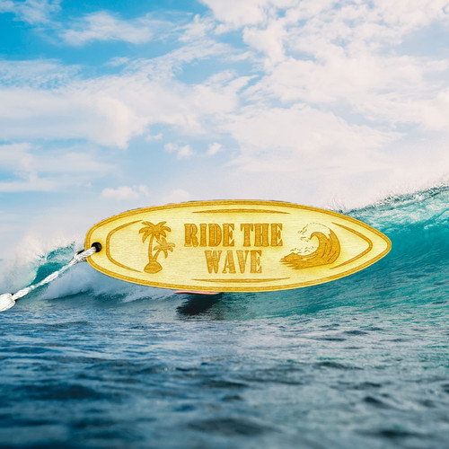 Surf Bookmark (H) - Ride the wave | Epic Laser Designs