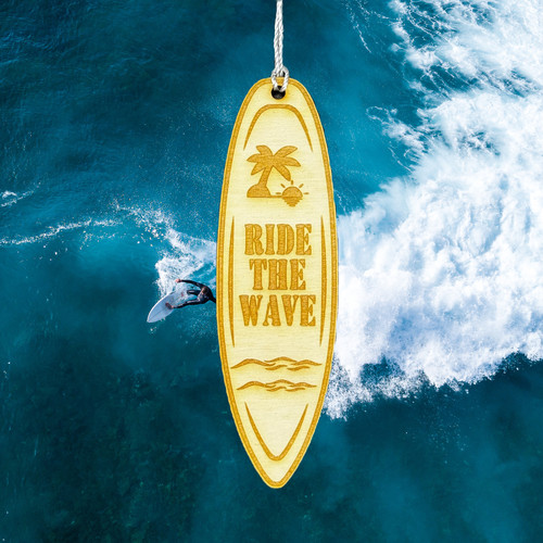 Surf Bookmark (V) - Ride the wave | Epic Laser Designs