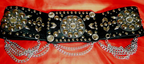 The Amazing Silver Disk Belt | elvisbelts