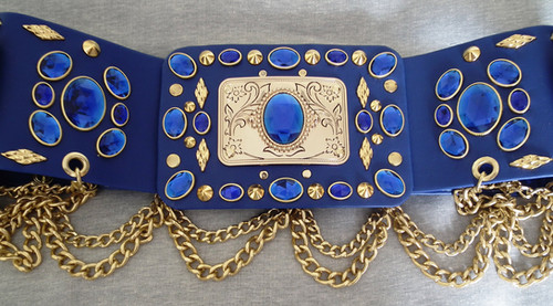 Elvis Style Blue Lagoon Belt | elvisbelts