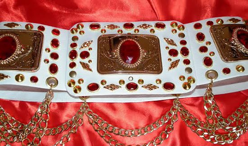 Ruby Jewel Encrusted Belt | elvisbelts