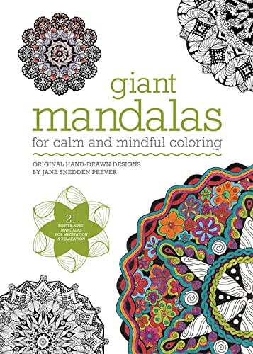 Giant Mandalas : Calm and Mindful Colouring | Artzo India