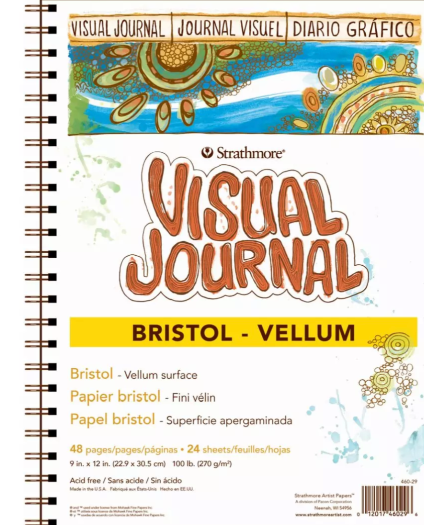 Strathmore 400 Series Visual Journal Bristol Vellum 9 x 12" | Artzo India