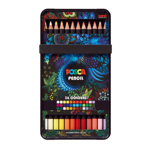 Uniball Posca Pastel Assorted Colours Set of 36 | Artzo India