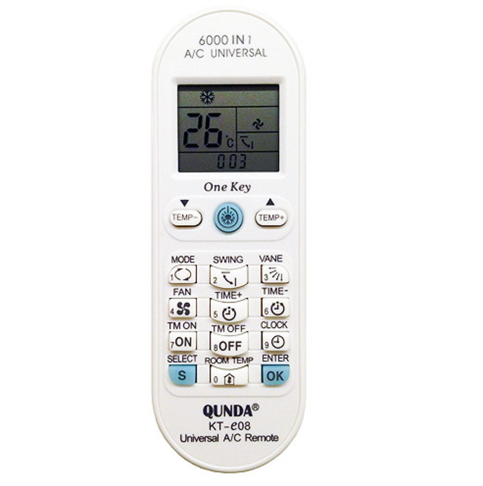 KT-E08 Universal Mini Split AC Remote | Classic America