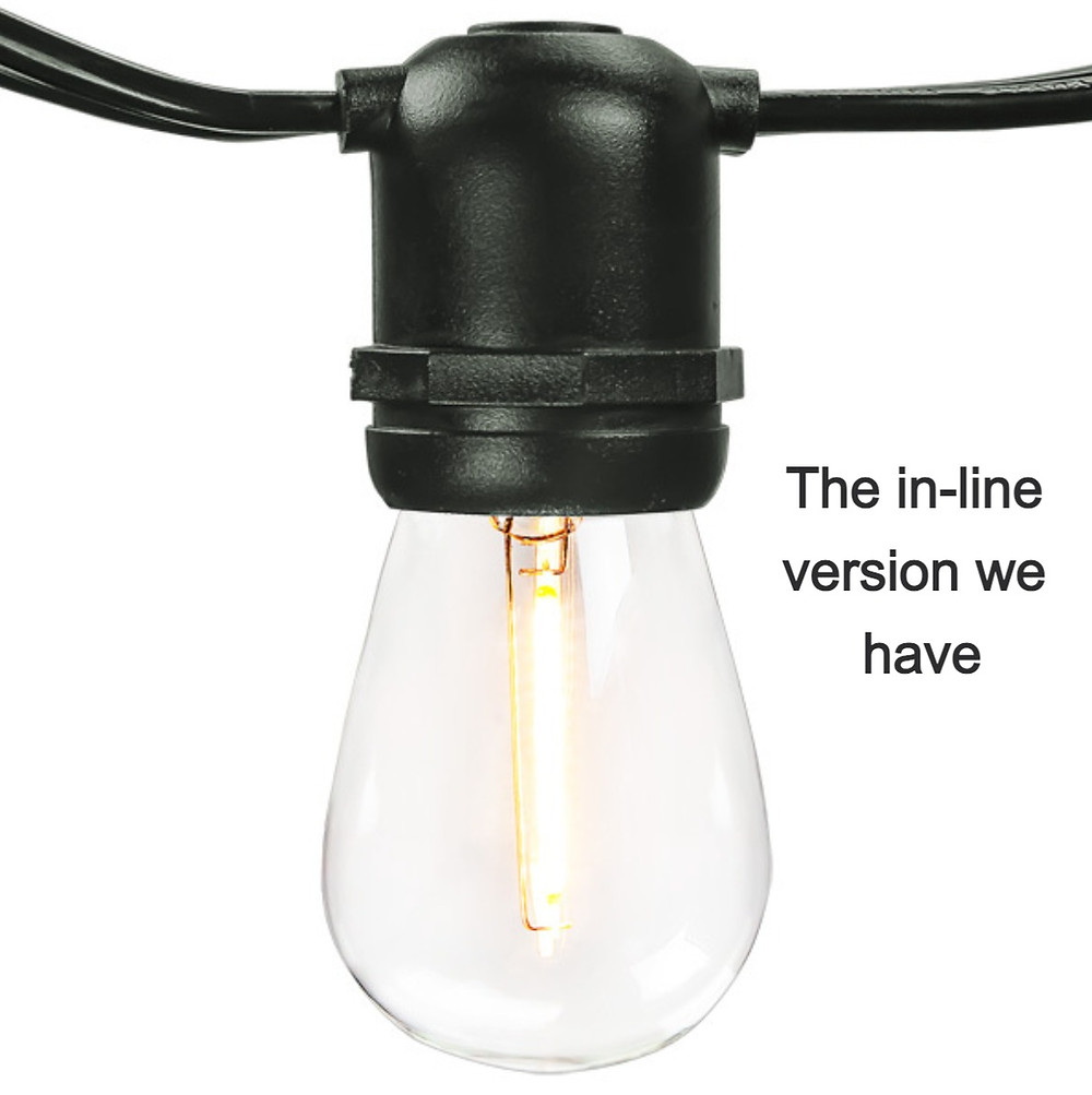 Our outdoor string lights