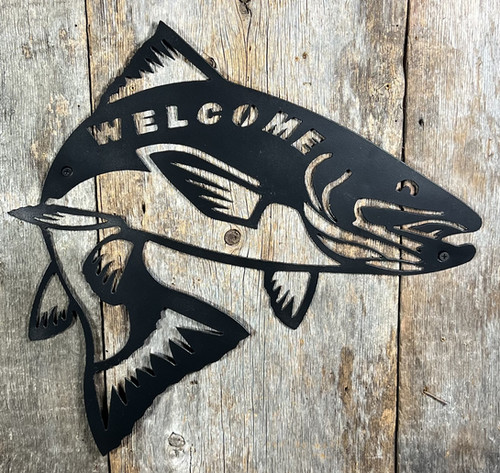 Lake Trout Welcome Sign | Shelburne Lighting