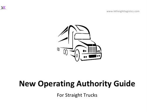 New Operating Authority Guide | K & K Freight Logist
