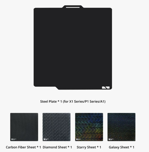 Bambu Lab - 3D Effects Sheets Combo with Plate (A1, P1S, P1P, X1, X1C ...