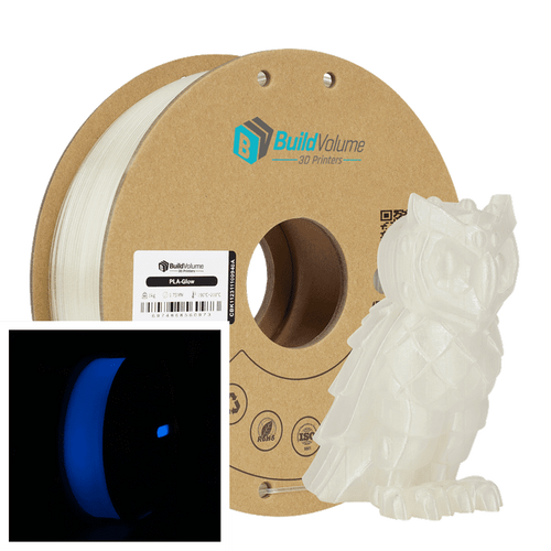 1.75mm BuildVolume PLA Glow+ - Ultra Glow (1kg) | BuildVolume