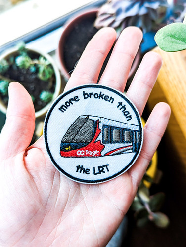 More Broken Than the LRT Patch | Funny Ottawa LRT Patch | Oddball Art ...