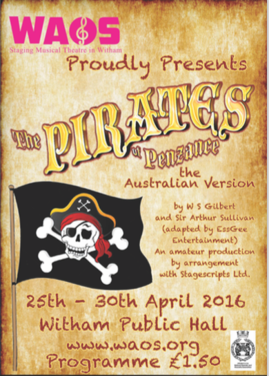 SHows from 2010 - 2019 The Pirates of Penzance - Australian Version