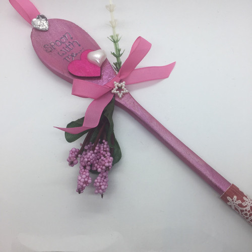 “Spoon with Me” hand painted wooden spoon | Martiano