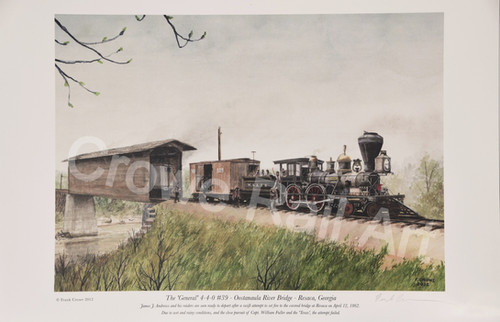 The 'General' 4-4-0 #39 - Oostanaula River Bridge - Resaca, Georgia ...