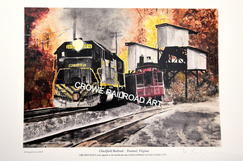 Clinchfield RR _ Trammel, Virginia | Crowe Rail Art